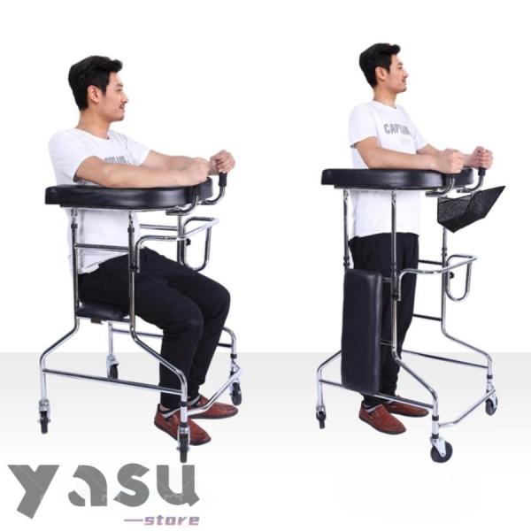 【安定性が私たちの優先事項です】：高い耐荷重と頑丈なフレーム，任意の表面を移動します。歩行補助装置は、障害のある歩行、脚と足のリハビリトレーニング、高齢者の歩行支援、および生活の質の向上に使用できます【高さ調節可能＆】：高さは10段階で調節...