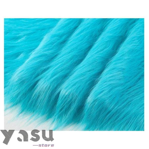 ? 仕様：プレミアム高密度ポリエステル素材、1mあたり約600g。ぬいぐるみの 長毛足7-12cm、ロングパイルプラッシュです。高密度です。幅180cm、長さ50cm、連続長さでワンピースで販売。やわらかく、なめらかで、心地よい。? ソフト...