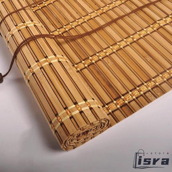 竹すだれ 屋外用 日除け 目隠し 装飾 竹スクリーン 幅 60cm 80cm 100cm 120cm 150cm 竹製ロールスクリーン 天然竹すだれ 簾 フレンチバンブーブラインド