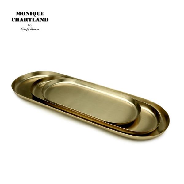 商品説明:光沢のあるゴールドカラーが高級感のある、シンプルでモダンな金属製のトレイです。シンプルなデザインなので、インテリアのスタイルを選ばず幅広い用途で使用できます。他のサイズのトレーと重ねて使用しても◎サイズ : Sサイズサイズ:幅24...