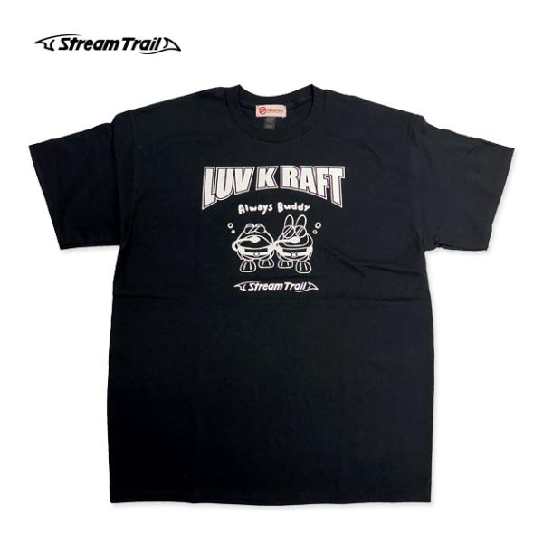 商品説明:Stream Trailのアンバサダーとして活動中の音楽ユニット「LUV K RAFT（ラヴクラフト）」とのコラボTシャツです。商品仕様:素材:コットン100%注意事項:・縫製品のため、サイズには多少の誤差が生じる場合がございます...
