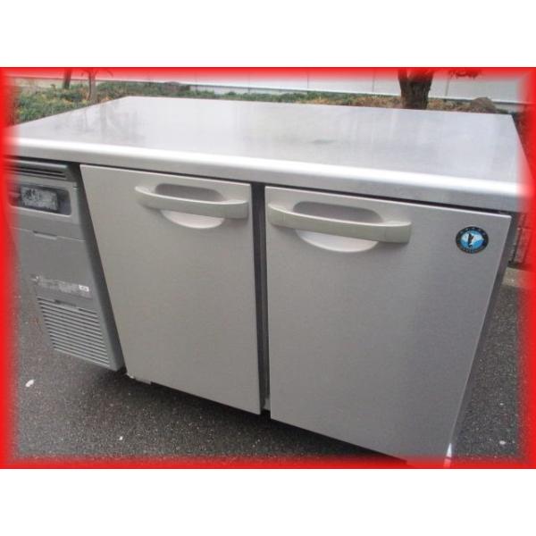 信頼のブランド業務用ホシザキの２ドア台下冷蔵庫です。120ｃｍ幅の需要の多い商品です。奥行き60ｃｍで243Lたっぷり入ります。庫内はステンレス仕様の高級タイプでお掃除も簡単です。庫内温度はー6℃〜１2℃。2019年製の中古品ですので多少の...