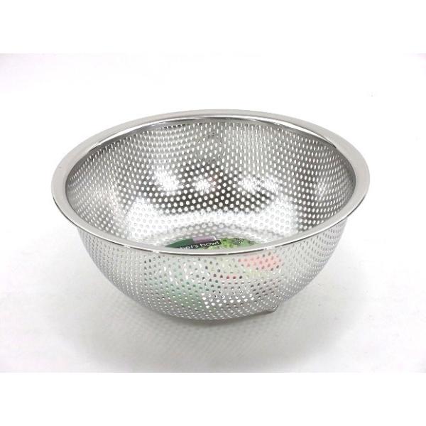 ◆扱いが楽で傷つきにくい丈夫な材質のステンレス製◆リング・足付きで衛生的◆重ねられるので収納にも便利[ 仕様 ]◇サイズ：約28.1×11cm◇重量：約310g◇材質：ステンレス鋼（底厚0.5mm）◇中国製