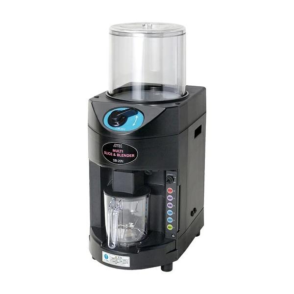 1台4役のマルチタイプ！・かき氷器・アイスクラッシャー・ジューサーミキサー・フローズンドリンクマシンサイドメニューやデザートメニューがバラエティに拡がります！[ 仕様 ]◇品名：フローズンドリンクマシン◇型式：SB-20N◇電源：単相100...