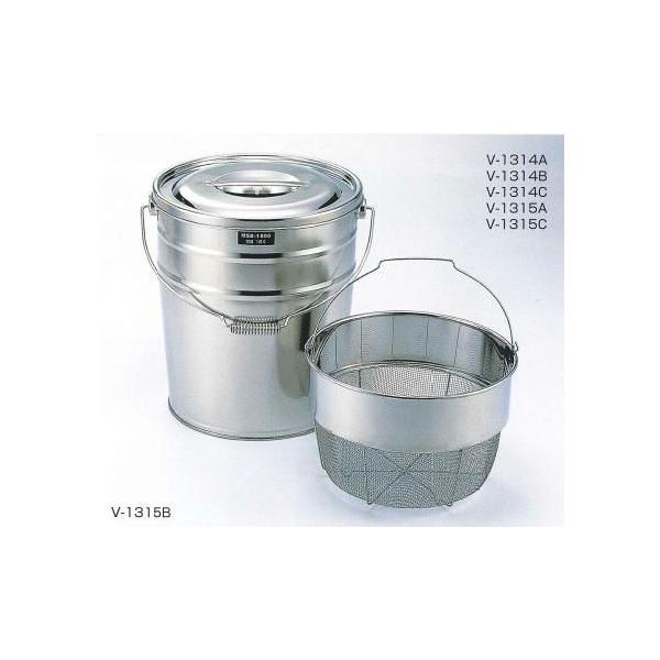 ◇もやし・椎茸・乾物等の水もどしに便利です。◇料理の食べ残し・調理屑等を水切りし、蓋付で衛生的です。◇つる付ハンドルなので手軽に持ち運びができます。〜　製品仕様　〜◇寸法：φ３００×Ｈ３０５mm◇容量：１５Ｌ◇重量：２１５０g◇金網：中目（...