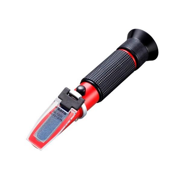 ◆見やすい目盛り◆本体の軽量化で軽くて持ちやすい◆手持屈折計Rシリーズは10 〜 30℃間の自動温度補正機能付（SK-201R、202Rを除く）、温度を気にせず正しい測定ができます。【測定できる液体種類】糖分、果汁、飲料、不凍液、ブレーキオ...