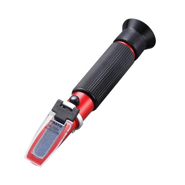 ◆見やすい目盛り◆本体の軽量化で軽くて持ちやすい◆手持屈折計Rシリーズは10 〜 30℃間の自動温度補正機能付（SK-201R、202Rを除く）、温度を気にせず正しい測定ができます。【測定できる液体種類】低濃度用のだし汁、トマト果汁、スープ...