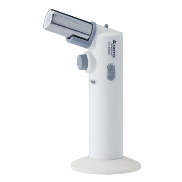 本格的な炙り料理から、スイーツまで幅広く使えます！◆点火、消火はワンアクション。◆用途に応じて炎温度、炎形状も調整できます。◆ガスは充てん式。　カセットガスから充てん可能です。◆ホールド機能付き安全設計◆オリジナルレシピ付。[ 仕様 ]◇外...