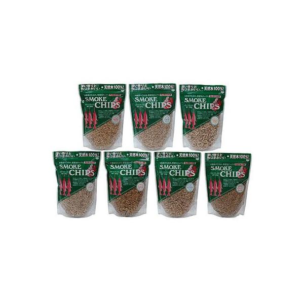 本格派のための、燻製用チップ！高品質原木使用樹皮や廃朽部を取り除き、純粋な木質部だけをチップにしました。材料やお好みに合わせて７種類の香りをお楽しみ下さい。◆一度に大量の煙を出す方法には向いています。 ◆背の低い鍋やフライパン型のスモーカー...
