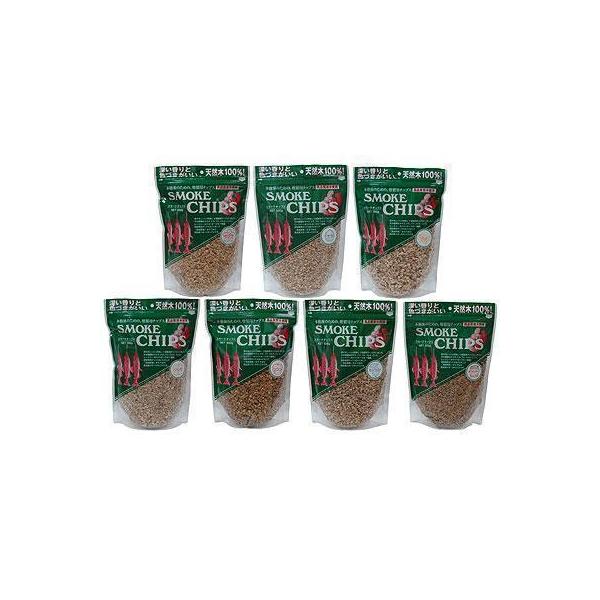 本格派のための、燻製用チップ！高品質原木使用樹皮や廃朽部を取り除き、純粋な木質部だけをチップにしました。材料やお好みに合わせて７種類の香りをお楽しみ下さい。◆一度に大量の煙を出す方法には向いています。 ◆背の低い鍋やフライパン型のスモーカー...