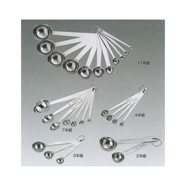 料理にかかせない計量スプーン。１５cc、５cc、２.５ｃｃのセットです。しっかりとした厚みがあって持ちやすく使いやすいスプーンです。〜 製品仕様 〜◇内容：１５cc・５cc・２.５cc◇板厚：１.５mm◇材質：18-8ステンレス