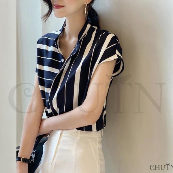 【セット内容】：トップス【素材】：ポリエステル約80％、シフォン約20%伸縮性：なし 　透け感：若干あり　　裏地：なし【カラー】：ブラック（写真はご参考程度)【サイズ】：　S:着丈57cm バスト90cm 袖口29cm 袖丈21cmM:着丈...