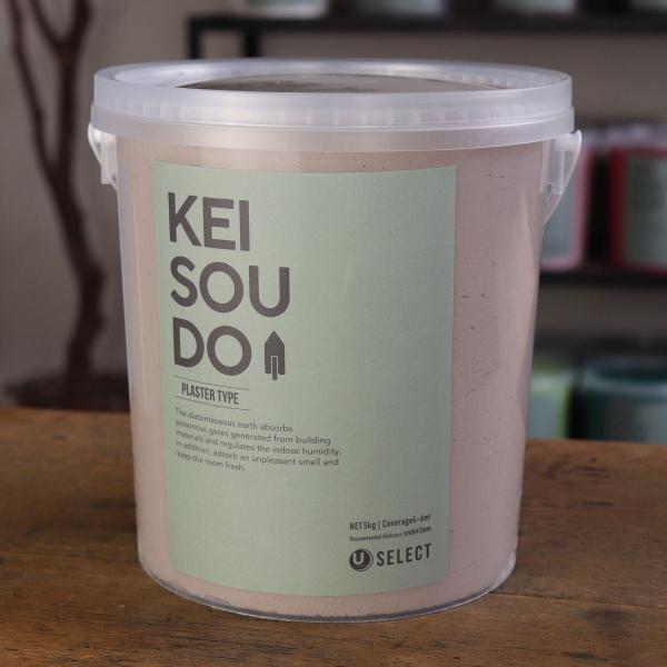 【 KEISOUDO PLASTER 】「バランスあるオリジナルブレンド」に拘りを持つ 　珪藻土 内装仕上げ材 塗料（塗り壁左官材） ■練り込みタイプの内装用珪藻土壁材　フタを開けて、すぐに塗ることができます　プロの方にも！DIYの方にも！...