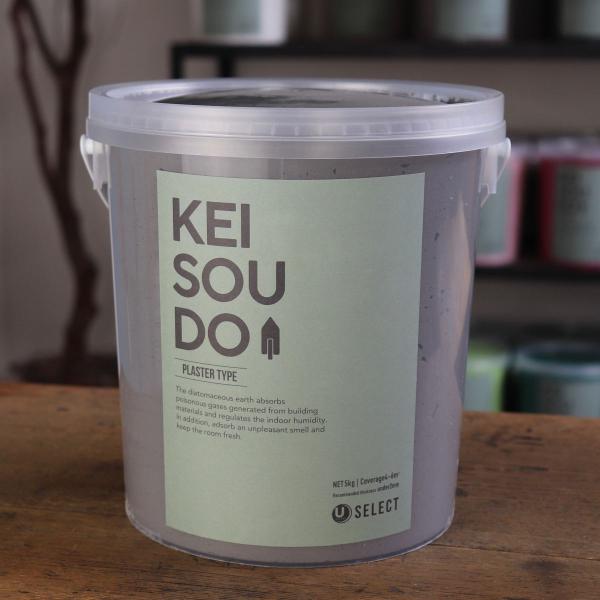 【 KEISOUDO PLASTER 】「バランスあるオリジナルブレンド」に拘りを持つ 　珪藻土 内装仕上げ材 塗料（塗り壁左官材） ■練り込みタイプの内装用珪藻土壁材　フタを開けて、すぐに塗ることができます　プロの方にも！DIYの方にも！...