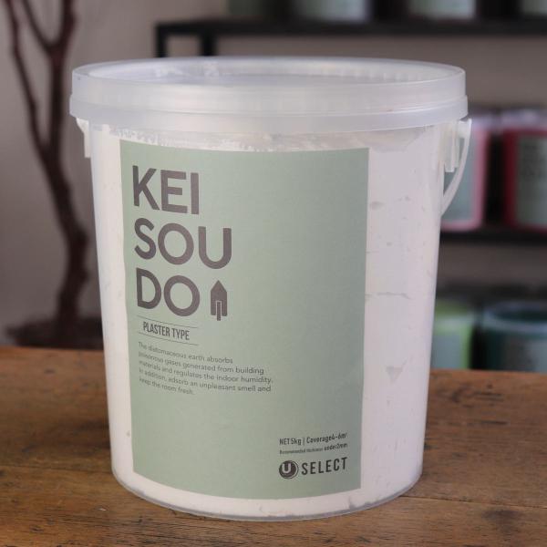 【 KEISOUDO PLASTER 】「バランスあるオリジナルブレンド」に拘りを持つ 　珪藻土 内装仕上げ材 塗料（塗り壁左官材） ■練り込みタイプの内装用珪藻土壁材　フタを開けて、すぐに塗ることができます　プロの方にも！DIYの方にも！...