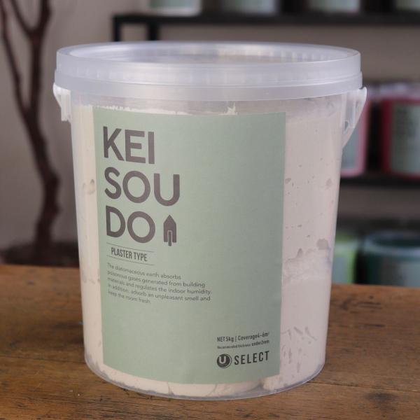 【 KEISOUDO PLASTER 】「バランスあるオリジナルブレンド」に拘りを持つ 　珪藻土 内装仕上げ材 塗料（塗り壁左官材） ■練り込みタイプの内装用珪藻土壁材　フタを開けて、すぐに塗ることができます　プロの方にも！DIYの方にも！...