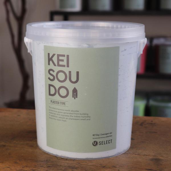 【 KEISOUDO PLASTER 】「バランスあるオリジナルブレンド」に拘りを持つ 　珪藻土 内装仕上げ材 塗料（塗り壁左官材） ■練り込みタイプの内装用珪藻土壁材　フタを開けて、すぐに塗ることができます　プロの方にも！DIYの方にも！...