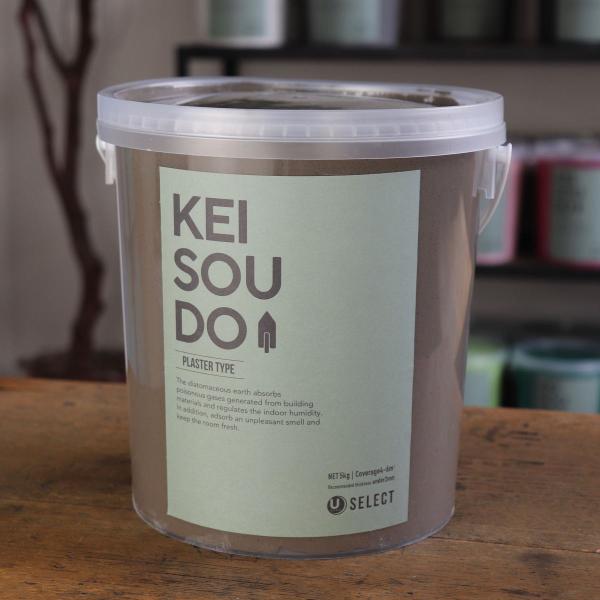 【 KEISOUDO PLASTER 】「バランスあるオリジナルブレンド」に拘りを持つ 　珪藻土 内装仕上げ材 塗料（塗り壁左官材） ■練り込みタイプの内装用珪藻土壁材　フタを開けて、すぐに塗ることができます　プロの方にも！DIYの方にも！...