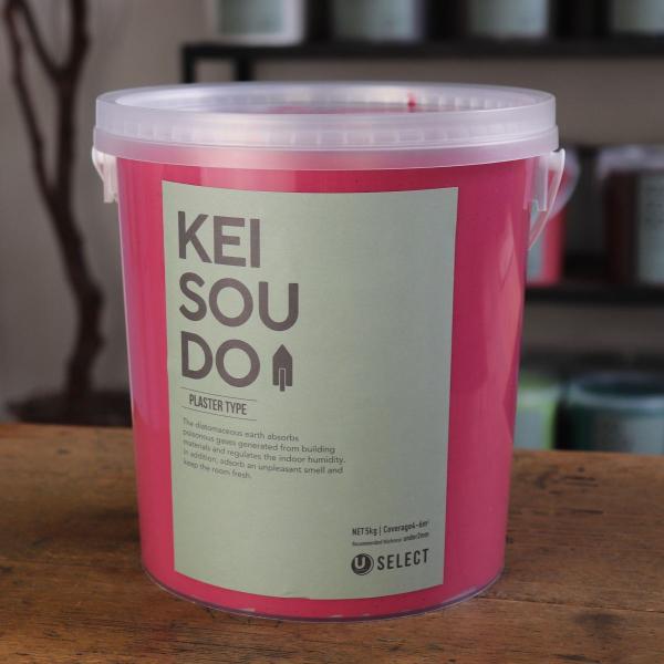 【 KEISOUDO PLASTER 】「バランスあるオリジナルブレンド」に拘りを持つ 　珪藻土 内装仕上げ材 塗料（塗り壁左官材） ■練り込みタイプの内装用珪藻土壁材　フタを開けて、すぐに塗ることができます　プロの方にも！DIYの方にも！...