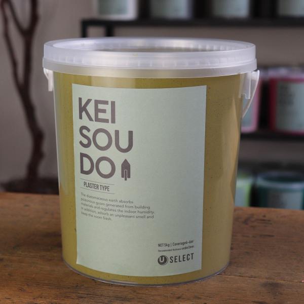 【 KEISOUDO PLASTER 】「バランスあるオリジナルブレンド」に拘りを持つ 　珪藻土 内装仕上げ材 塗料（塗り壁左官材） ■練り込みタイプの内装用珪藻土壁材　フタを開けて、すぐに塗ることができます　プロの方にも！DIYの方にも！...