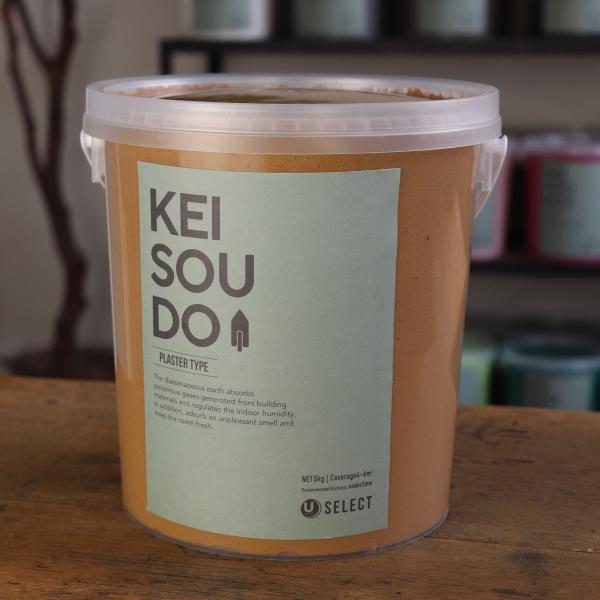 【 KEISOUDO PLASTER 】「バランスあるオリジナルブレンド」に拘りを持つ 　珪藻土 内装仕上げ材 塗料（塗り壁左官材） ■練り込みタイプの内装用珪藻土壁材　フタを開けて、すぐに塗ることができます　プロの方にも！DIYの方にも！...
