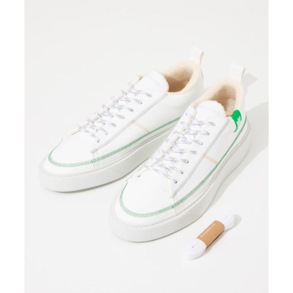 ITEM INFORMATIONボナマソ BONAMASO  ANTONIO MAGNOLIA メンズ スニーカーカラーホワイト / WHITE素材アッパー：Upper made from corn vegan napa. 75% bio-...