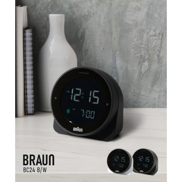 ITEM INFORMATIONブラウン BRAUN  BC24 B/BC24 W ユニセックス 置き時計カラーブラック/ホワイトBLACK/WHITE素材本体：プラスティックスペックデジタル 単三乾電池1本により作動（電池は付属しておりま...