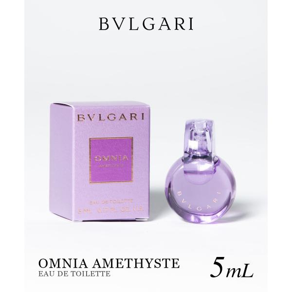 ITEM INFORMATIONブルガリ BVLGARI オードトワレ 5mlアメジストの美しさと優雅さをイメージ。トップには、グリーンとシトラスの爽やかな香りが広がり、フレッシュな始まりを演出します。ミドルには、アイリスとローズのフローラ...