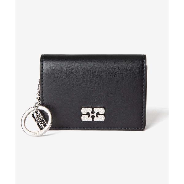 ITEM INFORMATIONガニー GANNI Bou Flap Card Holder Strass ボウ フラップ カードホルダー A6395 5898 レディース カードケースカラーBLACK/ブラック / 099サイズ本体サイズ...