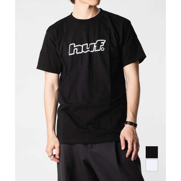 ITEM INFORMATIONハフ HUF  TS02522  ユニセックス Tシャツ型番TS02522 カラーBLACK / ブラックWHITE / ホワイトサイズ【S】着丈：65cm 肩幅：45cm 袖丈：23cm 前身頃：50cm ...