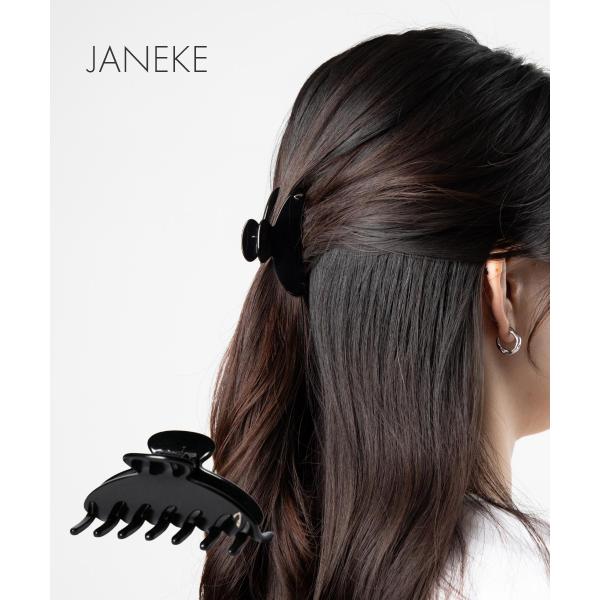 ITEM INFORMATIONヤネケ JANEKE PINZA PER CAPELLI  NZ0008N  レディース ヘアクリップ型番NZ0008N カラーNERO / ブラックサイズ本体サイズ ： 縦幅4.5cm 横幅3cm 厚2.5...