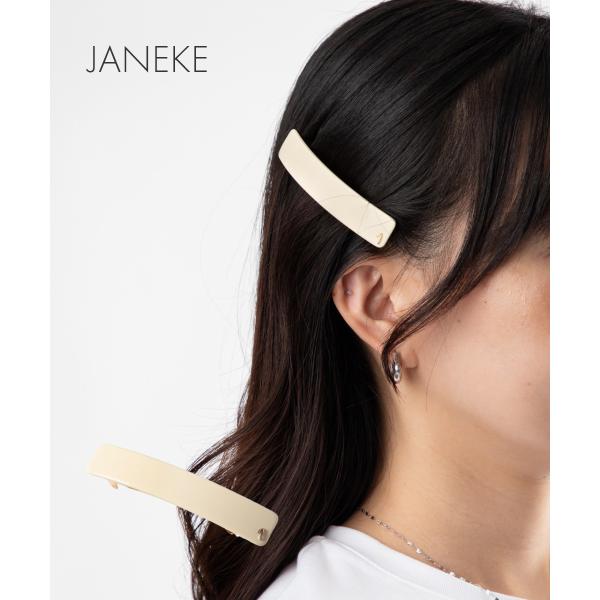 ITEM INFORMATIONヤネケ JANEKE BARRETTA PER CAPELLI  TB06837A  レディース バレッタカラーBEIGE / ベージュサイズ本体サイズ ： 縦幅9cm 横幅1.5cm 素材本体：プラスティッ...