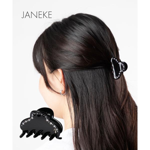 ITEM INFORMATIONヤネケ JANEKE PINZA PER CAPELLI  TB52528NS  レディース ヘアクリップ型番TB52528NS カラーBLACK / ブラックサイズ本体サイズ ： 縦幅8.5cm 横幅5cm...