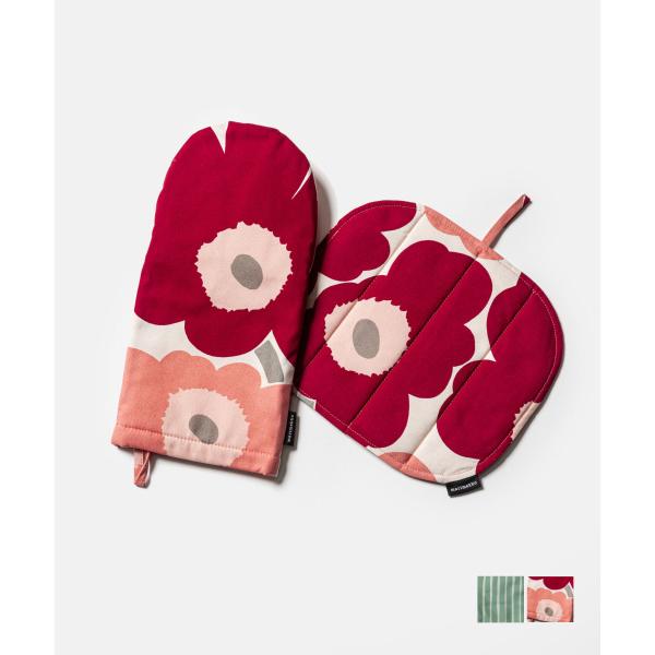 ITEM INFORMATIONマリメッコ Marimekko Pieni Unikko oven mitten and pot holder 073410 / 073313 レディース ミトンカラーコットン×ローズ / COTTON×DA...