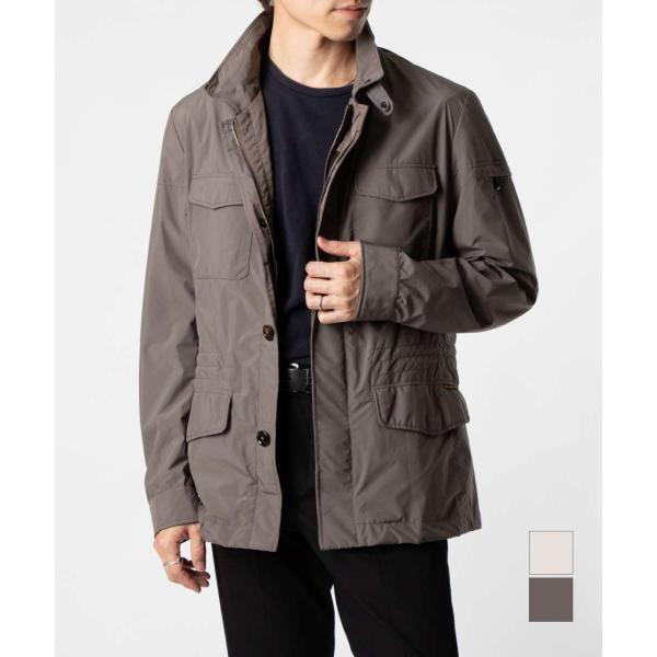 ITEM INFORMATIONムーレー MOORER  EZIO-STP  メンズ ジャケットカラーVISONE / グレージュAVORIO / アイボリーサイズ【IT 48】着丈：74cm 肩幅：45.5cm 袖丈：66cm 胸囲：11...