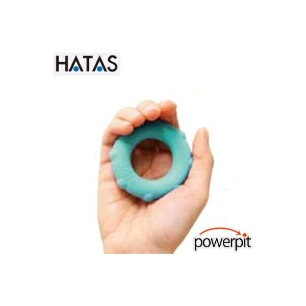 握るチカラのハンドグリップです。ゴム製の本体を押しつぶして握ります。握って弱めてと、繰り返し握ることと、握って押しつぶしたままコラえる使い方があります。