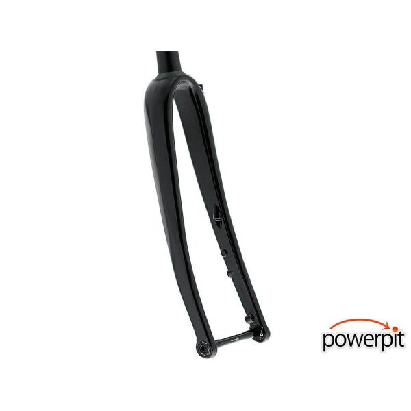 純粋なオンロードでのスピード走行から、ロングライドやツーリングまで、シーンそれぞれに応じて扱いやすさを実現する機能を持ったカーボンフォークです。 自転車