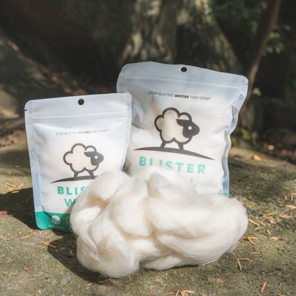 100％オーストラリア産ウール、水ぶくれの予防や初期症状の緩和