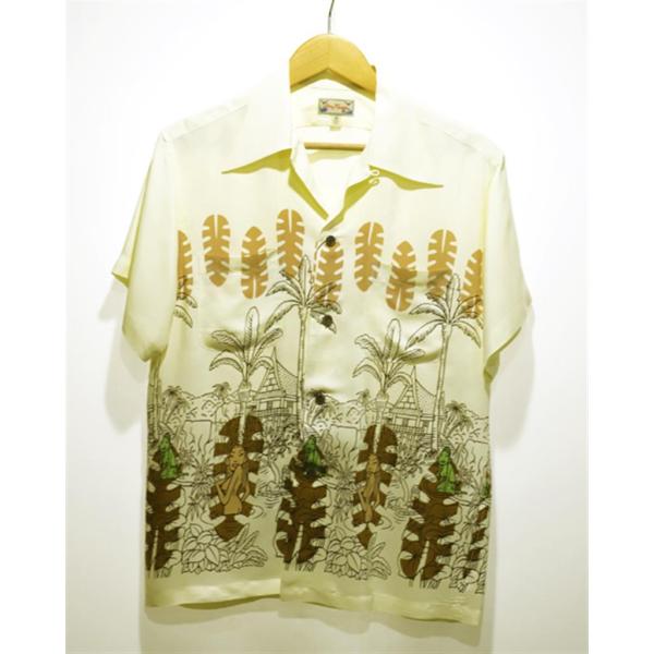 コンディションランク：B肩幅（ｃｍ）：４７裄丈（ｃｍ）：４４．５身幅（ｃｍ）：５１袖丈（ｃｍ）：２０着丈（ｃｍ）：６８裾幅（ｃｍ）：５３ＭＥＭＯ：Edition Deluxe of Hawaiian Shirts Designed by H...