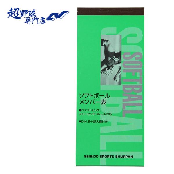 ソフトボール試合時に使用するメンバー表■3枚複写■24試合分