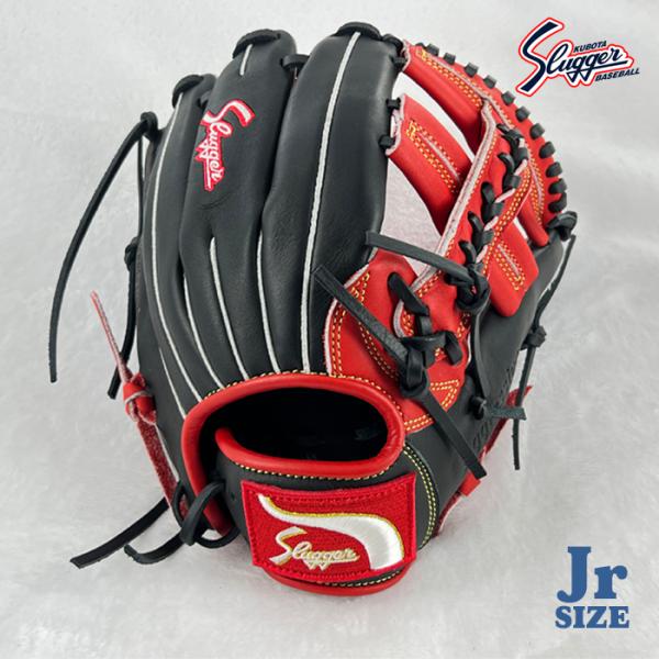 小学校中学年〜高学年向きの少年軟式オールラウンド用グラブ素手感覚で扱えることで人気な久保田スラッガーのグラブ手入れ部小さめの少年用グラブで手の小さなお子様でも扱いやすい■少年軟式用■オールラウンド用■素材：天然皮革■フィリピン製