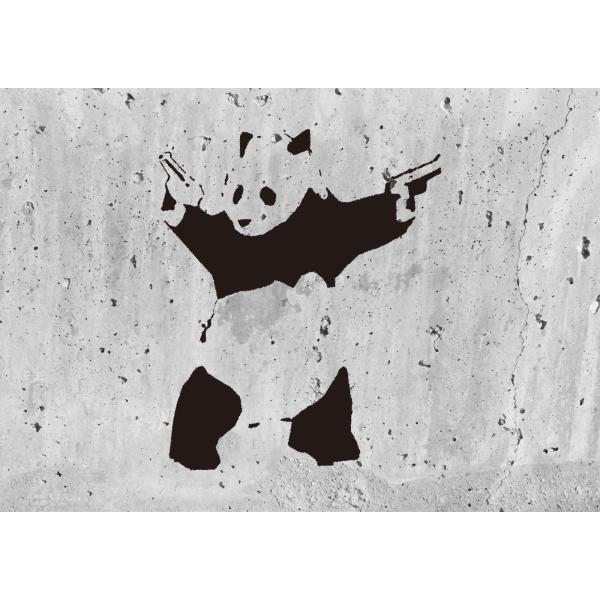 カインドストア ステンシルシート ステンシルアート stencil art シューティング パンダ バンクシー M876ステンシルを使ってご自宅の壁や倉庫、アウトドア用品など簡単にアートな雰囲気にしてみませんか？こちらの商品はステンシルの型...