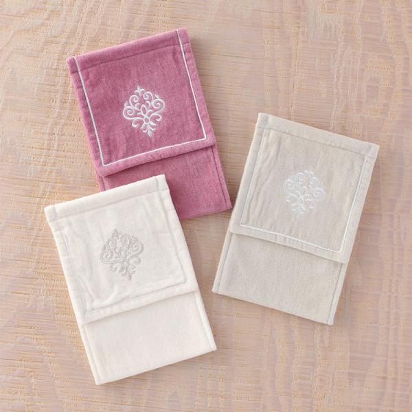 オーナメント調の刺繍と、ブレードの装飾がエレガントな雰囲気を演出します。マットの「アンジュ」とアソートしていただけます。◆サイズ：●●◆素材：綿100％◆原産国：中国【返品不可】商品の性質上、こちらの商品は返品・交換はできません。ご了承ください。