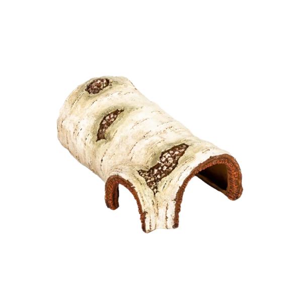 トカゲ類やリクガメをはじめとする爬虫類、そして両生類にとって、安心して身を隠せるシェルターは非常に重要です。このシェルターは、そんな彼らが落ち着ける隠れ家として最適な空間を提供します。ポプラの木をリアルにデザインした造形は、テラリウム内のレ...