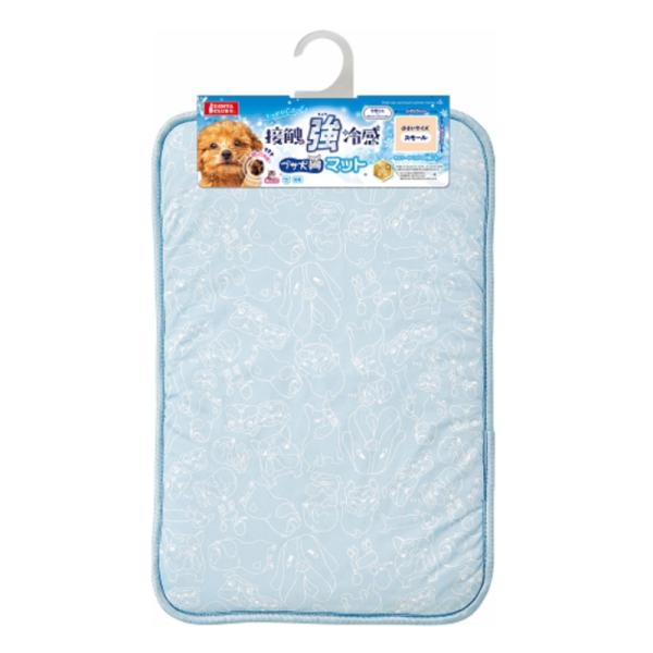 Q-MAX値0.4以上の接触冷感評価値の高い生地を使用したマット ▼本体サイズ(mm) 約W450xD300xH7 ▼対象動物 犬全般