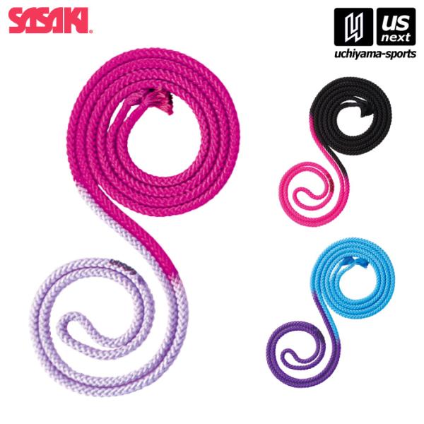 /メーカー ササキ（SASAKI） /品名 ダブルエンドロープ /品番 M-280TS-F /サイズ 長さ3m、径1cm /カラー B×P（ブラック×ピンク）　LIBU×PP（ライトブルー×パープル）　RS×LD（ラスベリー×ラベンダー） ...