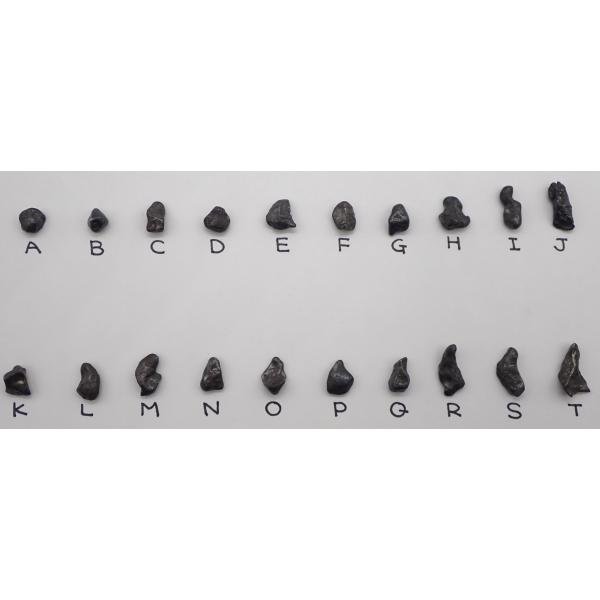 公式名はアグダルですが、公式名が決まる前の仮名「イミルシル隕石」としても販売されています。2000年にモロッコ中南部イミルシル州のアトラス山脈で小さな破片2枚が発見され、観光客に販売されました。2011年9月にそれが鉄隕石と分かり、翌年、隕...