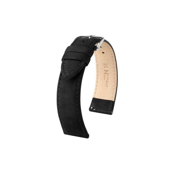 メーカー：HIRSCH ヒルシュ<br>製品名：03475050-2-20<br>JANコード：050513029210<br>バンドカラー：ブラック<br>長さ：Lサイズ 尾錠側：80mm（...