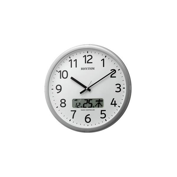 メーカー：CITIZEN CLOCK RHYYHM シチズンクロック リズム　製品名：4FNA01SR19　JANコード：4903456201877　説明1：シルバーメタリック色（白）　説明2：プラスチック枠（PS）/ガラス製　説明3：φ3...