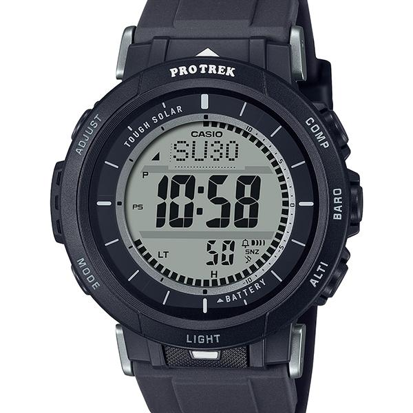 メーカー：PROTREK プロトレック CASIO カシオ SPORTS　製品名：PRG-30-1JF　JANコード：4549526301001　本体サイズ(高さ×幅×奥行)：51.6×45.2×12.9　本体重量：64　バンド：145〜2...